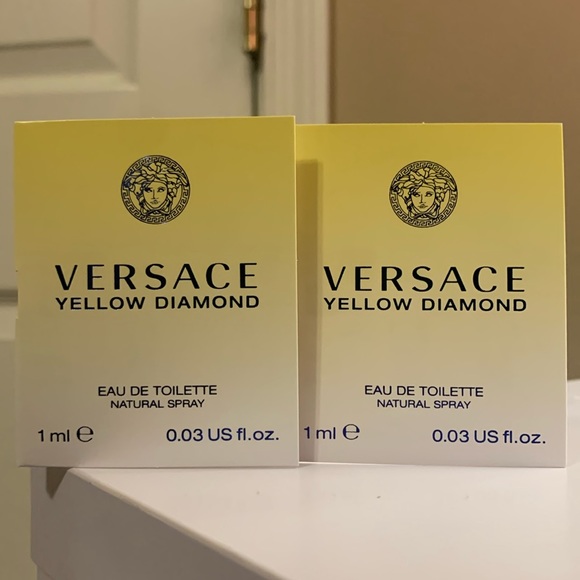 Versace | Bath & Body | New Set Of 2 Versace Yellow Diamond Samples ...